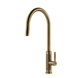 Franke Tessuto Pull-Out Nozzle Tap Brushed Brass