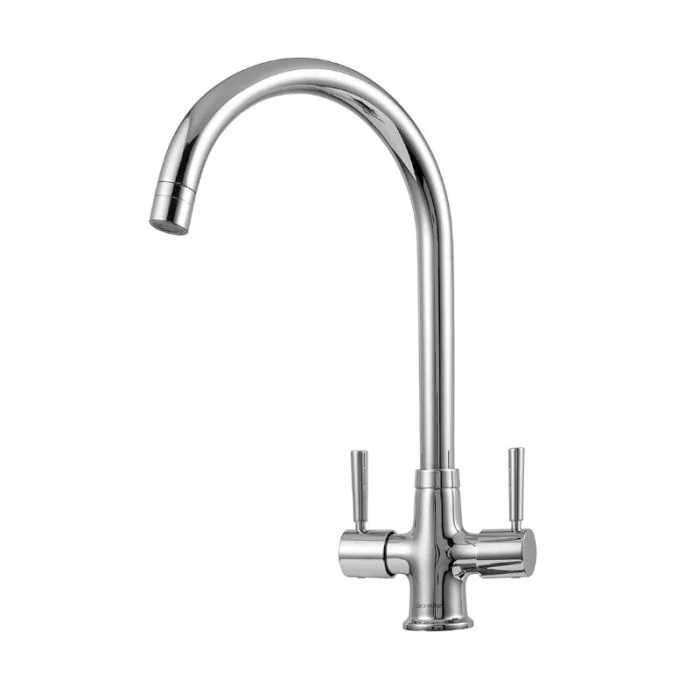 Clearwater | Davina Twin Lever Sink Mixer Chrome | DA20CP